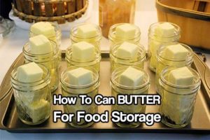 How To Can BUTTER For Food Storage - SHTFPreparedness