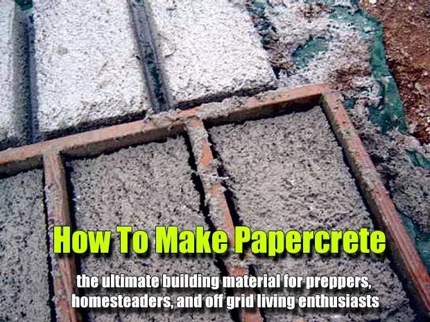 How To Make Papercrete - SHTF & Prepping Central