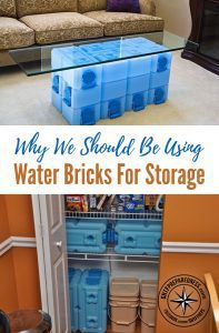 Why We Should Be Using Water Bricks For Storage - SHTFPreparedness